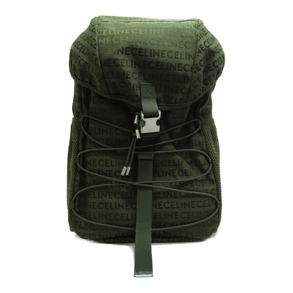 Celine | Bags | Celine Medium Tracking Backpack Khaki Nylon 984615kh ...
